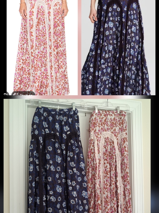 Free People | Skirts | Obo New Free People Fp One Zoe Maxi Skirt Rare ...